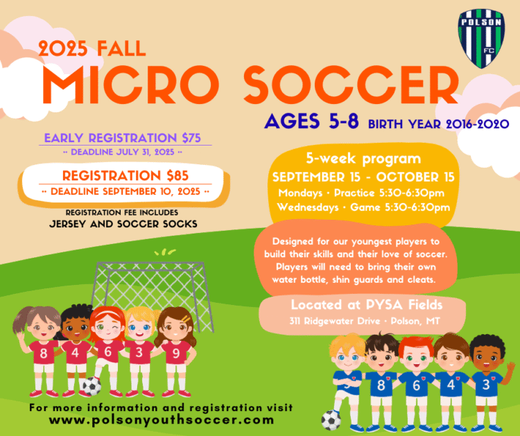 Micro Soccer Registration – Polson Youth Soccer
